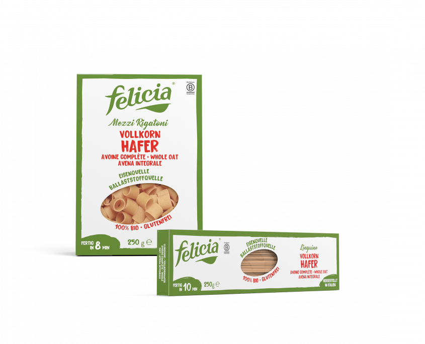 Glutenfreie Nudeln und Nudeln aus Hülsenfrüchten - Felicia Bio