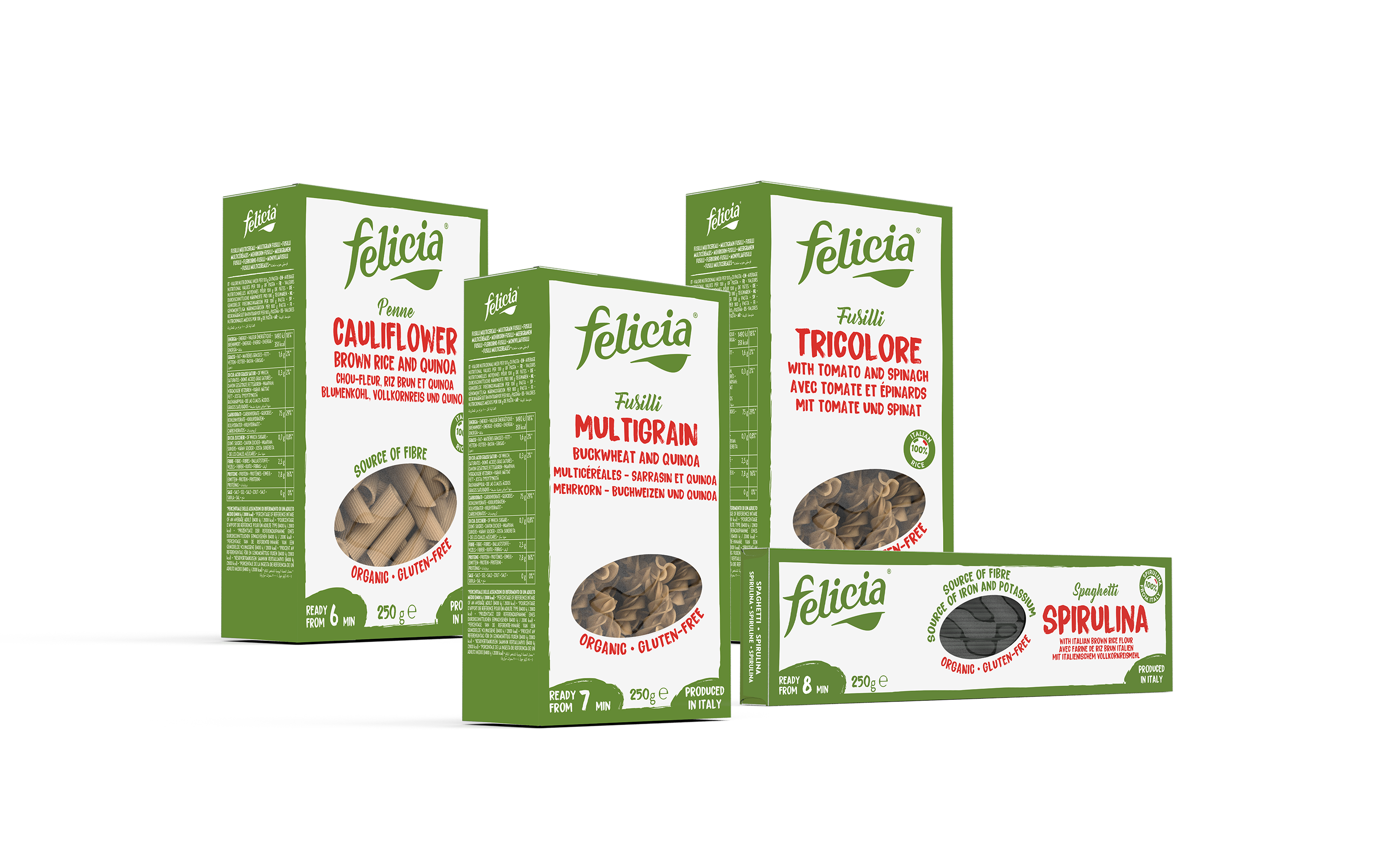 Reisnudeln Tricolore - Felicia Bio